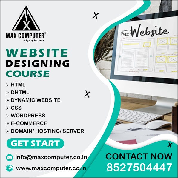 Website Designing Course Institute in Jahangir puri - max computer - Medium