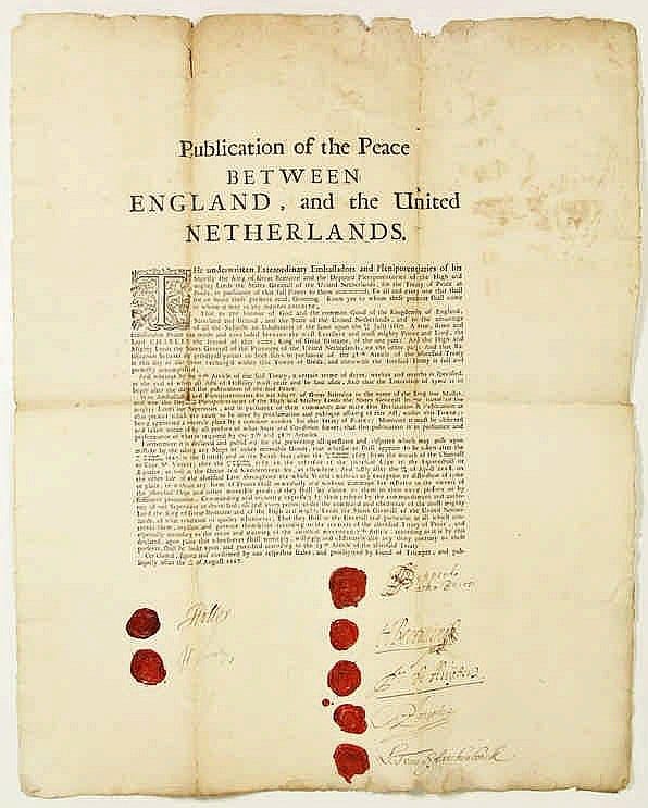 31 July 1667, treaty of breda. Kisah pertukaran dua tanah atas dua ...