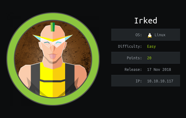 HTB- Irked Writeup. Another easy linux machine from… | by Kshitij ...