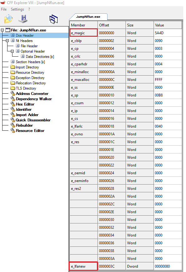 PE Dateien & Malware — DOS Header & Stub #2 | by Nick Vidovic | Dec ...