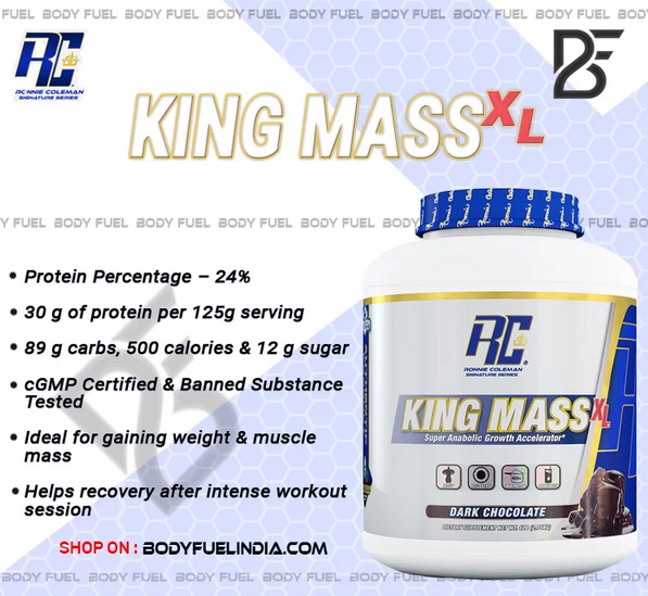 Ronnie Coleman King Mass XL Gainer - Body Fuel - Medium