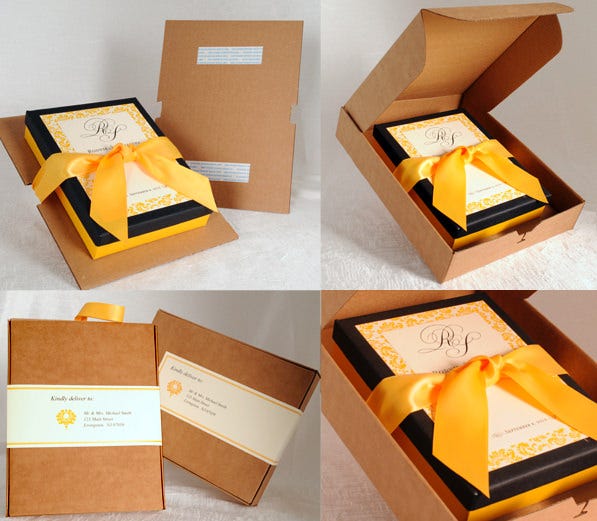 Custom Invitation Packaging Boxes - Custom Cigarette Boxes - Medium