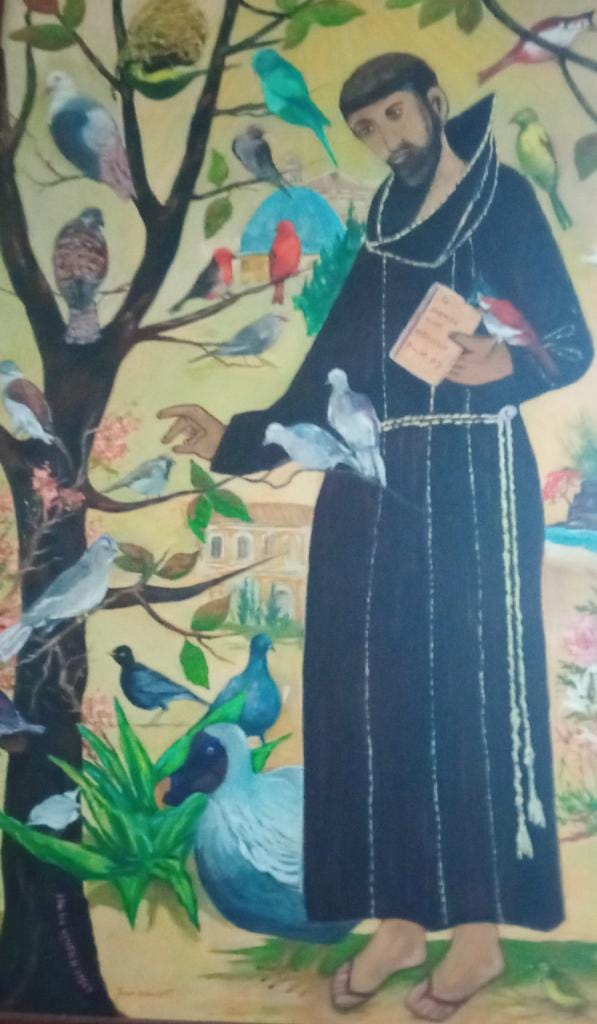 Saint Francis of Assisi Spoke Dodo - San Cassimally - Medium