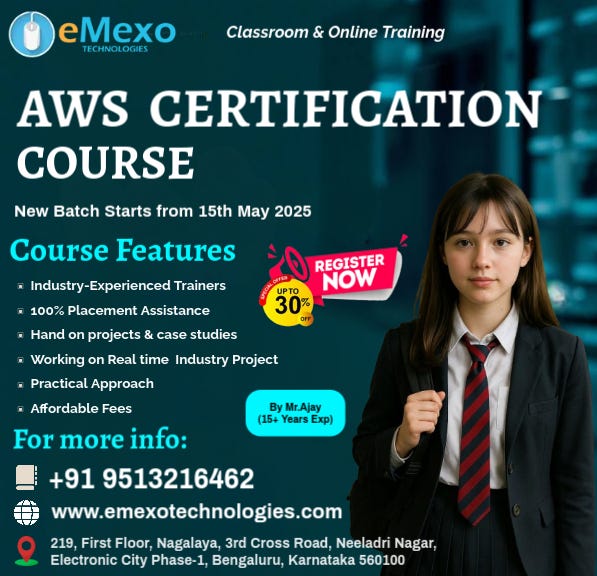 Best AWS Training in Electronic City Bangalore | by eMexo Technologies | May, 2025 | Medium