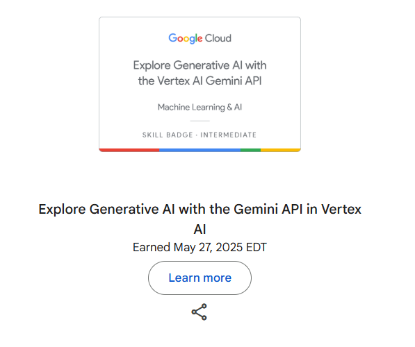 🚀 My Journey of Learning the Module: Explore Generative AI with the ...