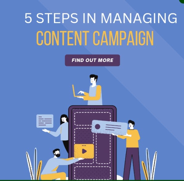 5 Steps In Managing Content Campaign | by Anaba Bright | Medium