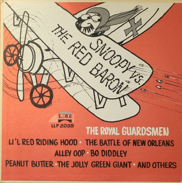 “Snoopy vs. the Red Baron” | The Royal Guardsmen — the Novelty Band For ...
