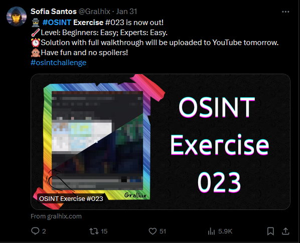 14. Challenge Sofia’s OSINT Exercise #023 | by Kacper K. | Aug, 2024 ...