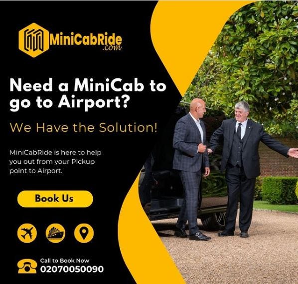 Efficiency Redefined: Navigating London with MiniCabRide London Airport ...