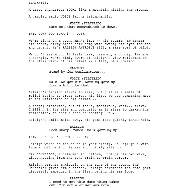 Page One: “Pacific Rim” (2013) - Go Into The Story