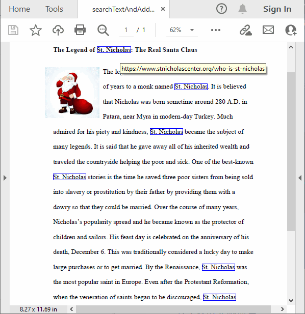 Java-Add Hyperlinks to Specific Text in an Existing PDF Document | by Andrew Wilson | Medium