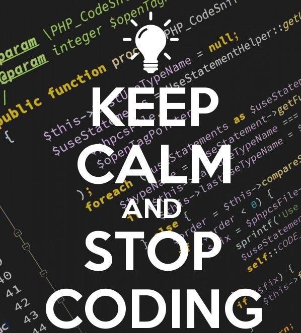 Not Coding for Coders. Let’s Have a Little Break. | by Abdulaziz ...