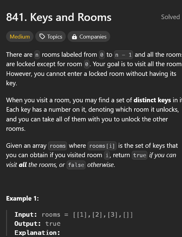 Keys And Rooms Leetcode Problem For Interview By Shaswata Saha Medium