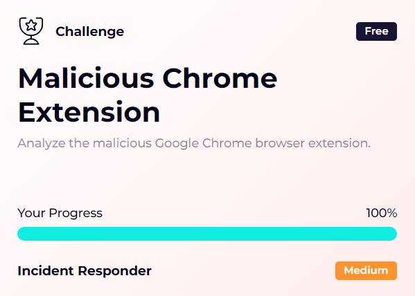 [LetsDefend Write-up] Malicious Chrome Extension | by Chicken0248 | Medium