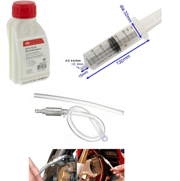 Brake Bleeding Kit Motorcycle - Northwest Motorcycles - Medium