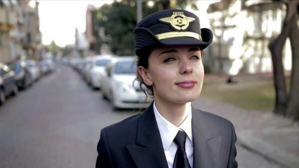 Turkish-born Bulgarian, pilot of Turkish Airlines: Sofia Ademoglu | by ...