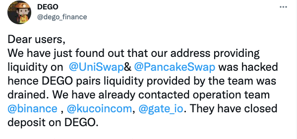 The reason why Dego was attacked is highly suspected that its private ...
