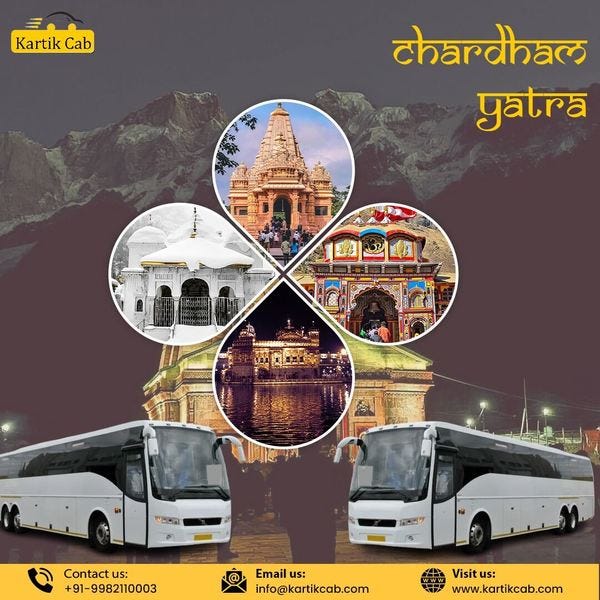 Char Dham Yatra by Bus: Embarking on a Spiritual Journey through the ...