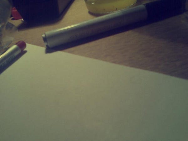 five sentence fiction: blank | by David Connell | david connell | Medium