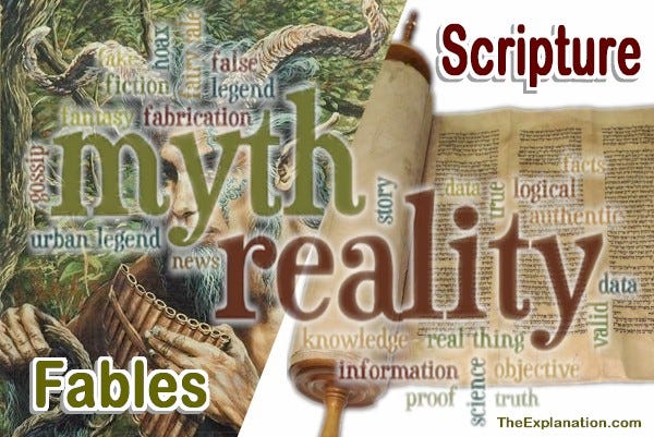 Myth or Reality, Fables or Scripture. What to Believe? | by Sam Kneller ...
