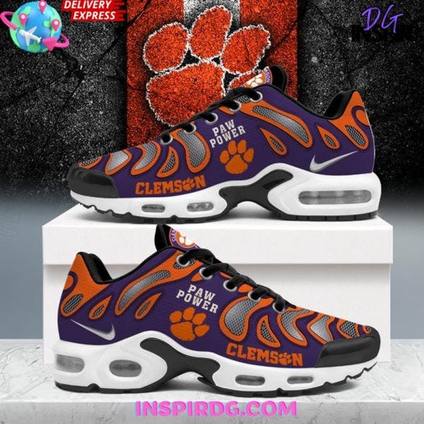 Clemson Tigers Paw Power Nike Air Max Plus Shoes | by Inspirdg_x97_Us ...