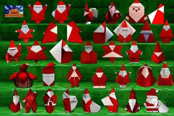 Origami Santa Claus Gallery | by Christmas Origami | Medium