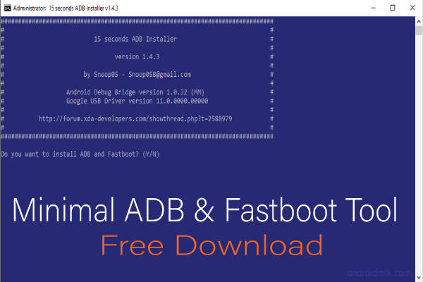 Download Minimal Adb And Fastboot Tool V1 4 3 By Mobiletoolbox Medium