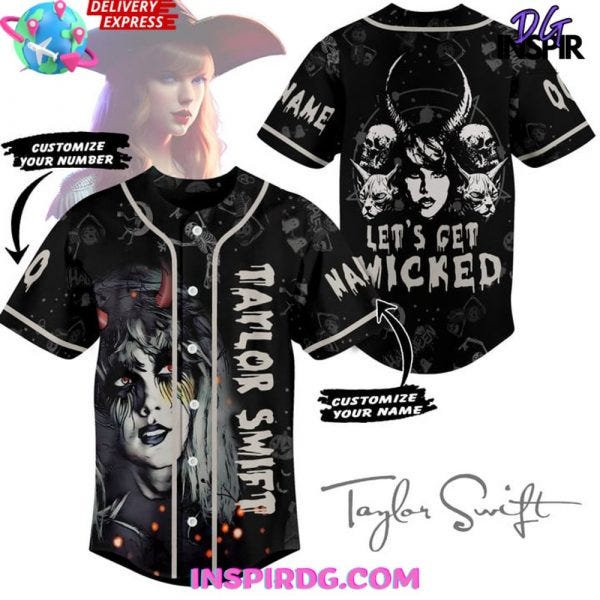 Taylor Swift Let’s Get Wicked Baseball Jersey | by Inspire Fashion ...