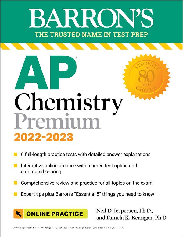 (P.D.F. FILE) AP Chemistry Premium 2022–2023 Comprehensive Review with ...