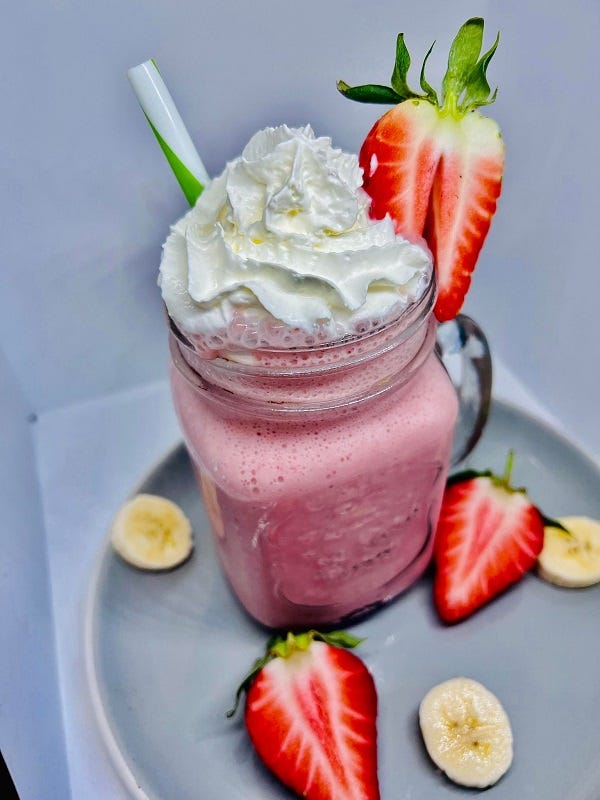Easy Strawberry Banana Milkshake. Easy Strawberry Banana Milkshake that ...