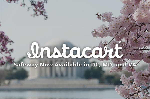 We’ve added Safeway and expanded our DC delivery area! | by Instacart ...