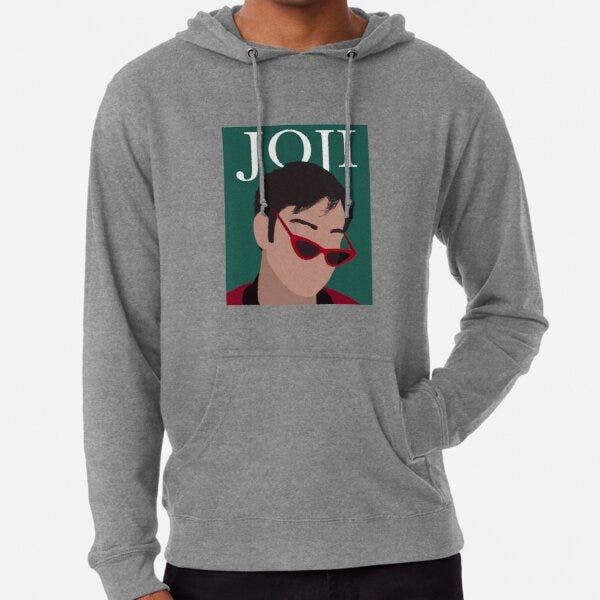 Joji Face Silhouette Pullover Hoodie - The Official Joji Merch Store ...