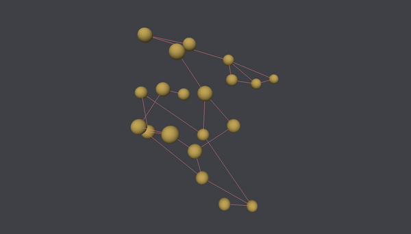 3D Force-directed graph in Three.js | by Øyvind Monsen | Medium