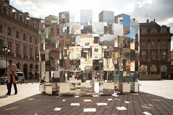 Ring Mirror Installation by Arnaud Lapierre | by TheCoolist | Medium