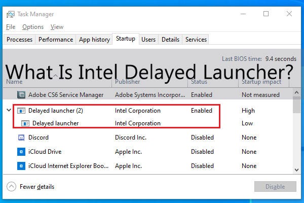 Quick Guide: What Is Intel Delayed Launcher? How to Disable It? | by ...