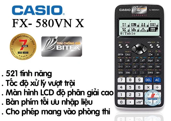 casio fx 580vnx. Máy tính Casio 580 chính hãng mua ở… | by Phannu | Medium