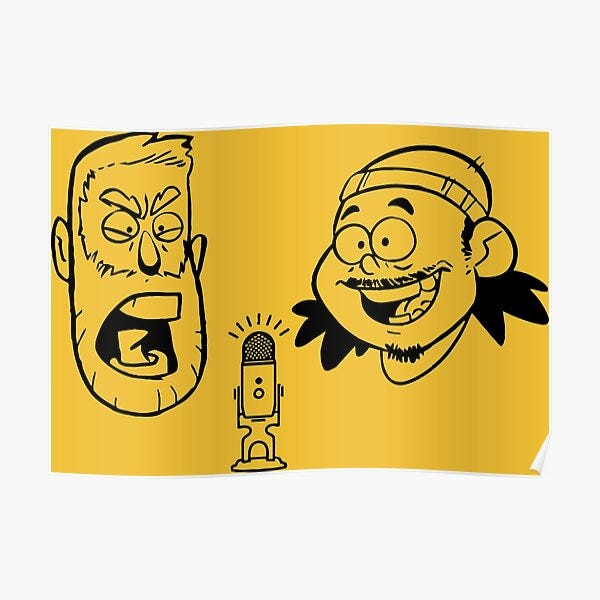 BAD FRIENDS PODCAST — BOBBY LEE — ANDREW SANTINO Poster Official Merch ...