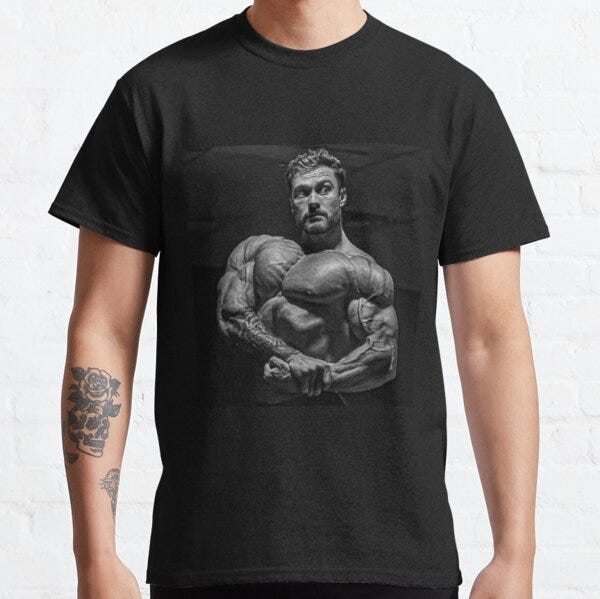 Chris Bumstead T-Shirts — Cbum Classic T-Shirt RB1312 - Chris Bumstead ...