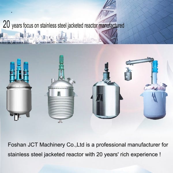 The advantages from stainless steel jacketed reactor manufacturer | by ...