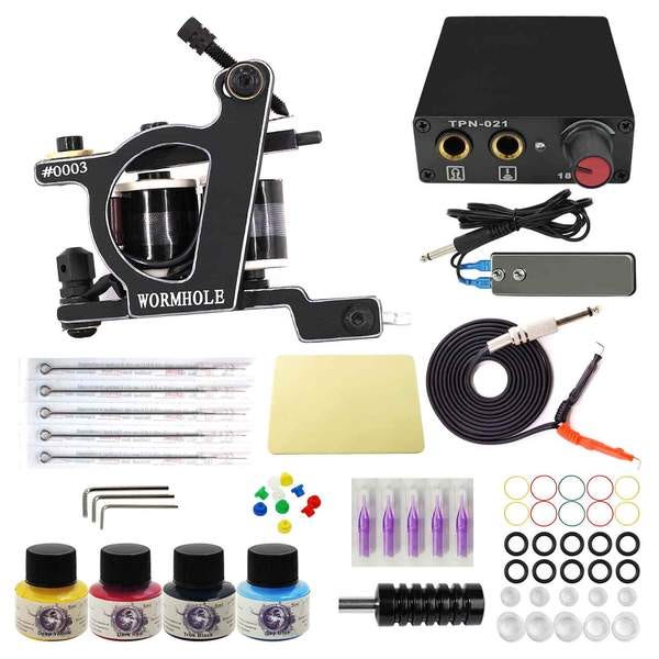 Tattoo Kit New Machine Gun 4 Inks | by Amy | Medium