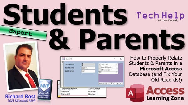 How to Properly Relate Students & Parents in a Microsoft Access Database (and Fix Your Old ...