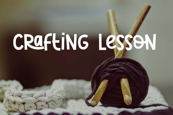 Crafting Lesson Font Free Download | by Holohex | Apr, 2024 | Medium