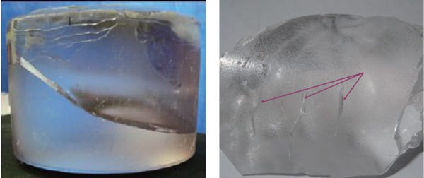 The Common Defects Of Sapphire Crystal Caused By Internal Stress By