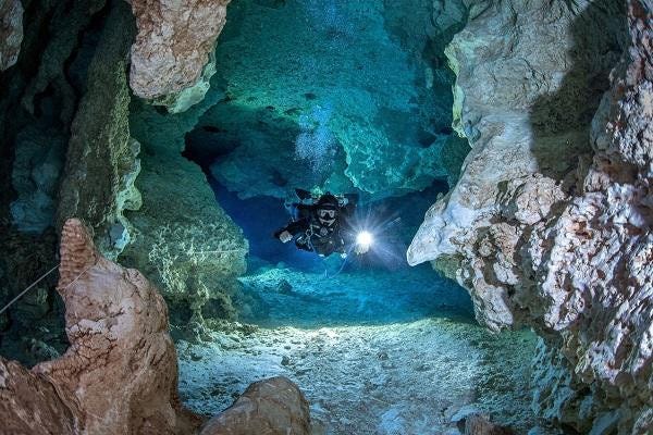 Mexico’s Mysterious Depths Through Cavern Diving | by Go dive mexico ...