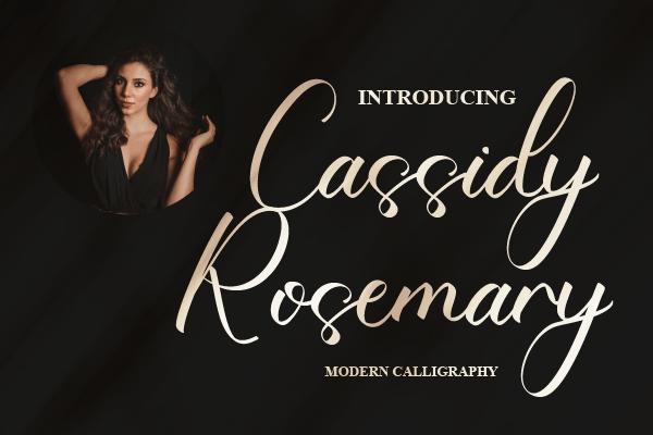 Cassidy Rosemary Font - Miamarionette - Medium