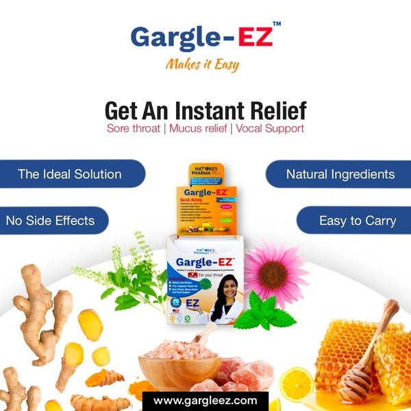 Instant sore throat relief in Texas USA | by Gargleez | Medium