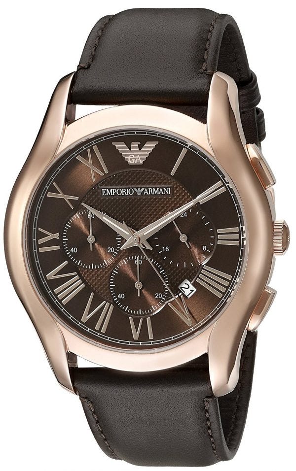 Emporio Armani Classic Retro Chronograph Quartz AR1701 Men’s Watch: A ...