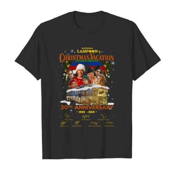 [Review] National Lampoon’s Christmas vacation 30th anniversary shirt ...