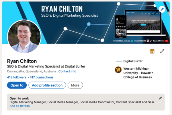 How to Utilise LinkedIn to Land your Dream Job | Ryan Chilton | by Ryan ...