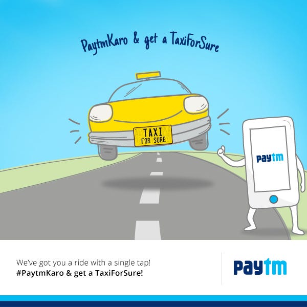 #PaytmKaro with TaxiForSure | by Paytm | Paytm Blog | Medium